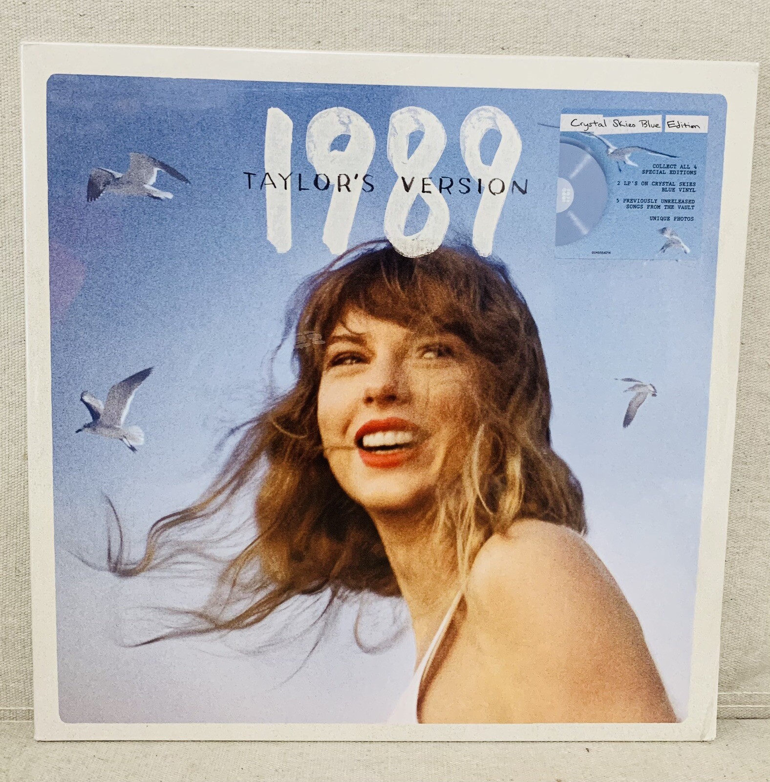 1989 Taylor's Version by Taylor Swift Crystal Skies Blue Vinyl BRAND ...