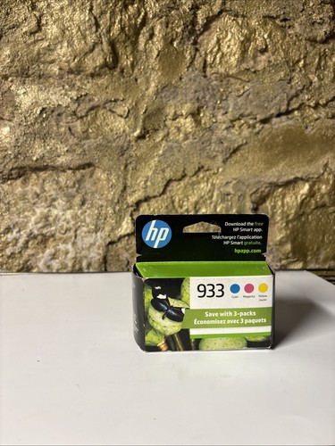 HP 933 Cyan, Magenta and Yellow Ink Cartridges - 3 Pieces 889894153555 ...