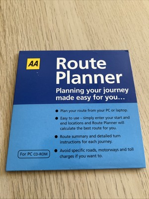 AA Route Planner PC CD-ROM 2004 | Travel & Navigation Software AA ...