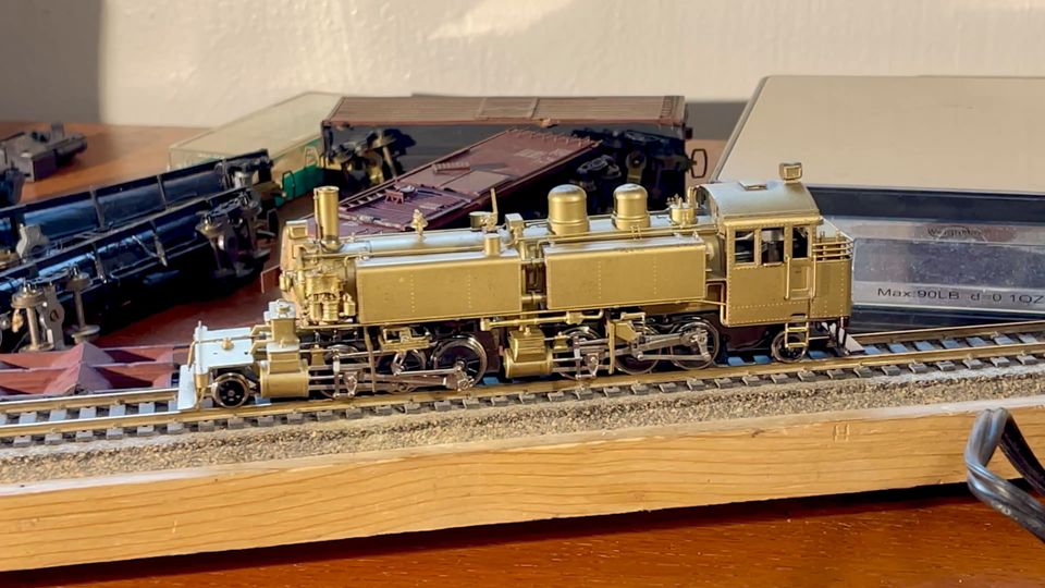 Toby NWSL Rayonier #8 2-6-6-2T Logging Steam Locomotive Brass HO - RUNS ...