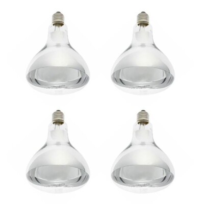 IXL Genuine Replacement Part E27 275W Tastic Heat Lamp Globe 4 Pack ...