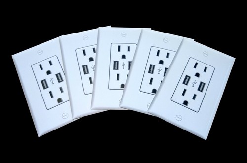 Electrical Outlet Stickers 3-Pack USB Prank Fake Joke Funny Custom ...
