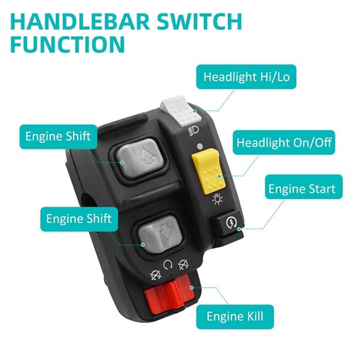 For Honda Rancher 350 ES 2000-2005 Left Switch Handlebar Control ...
