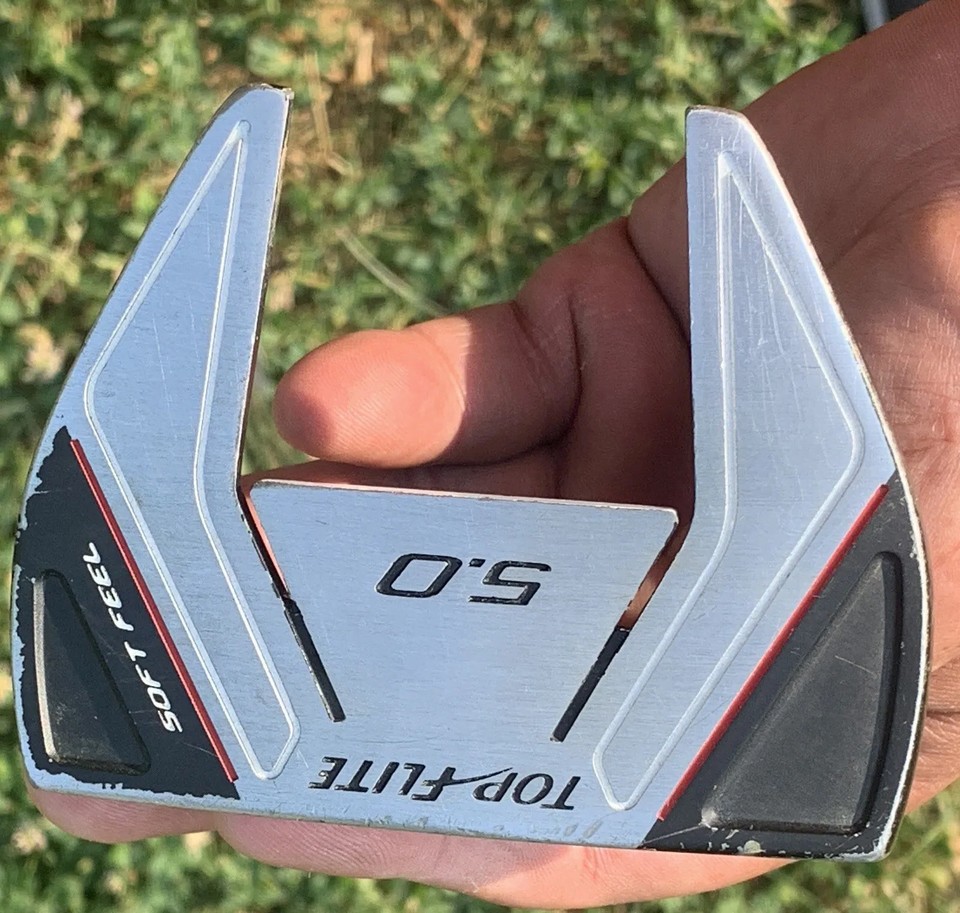 Top Flight 5.0 Soft Feel Mallet Putter Top Flight Grip 35" RH With Head ...