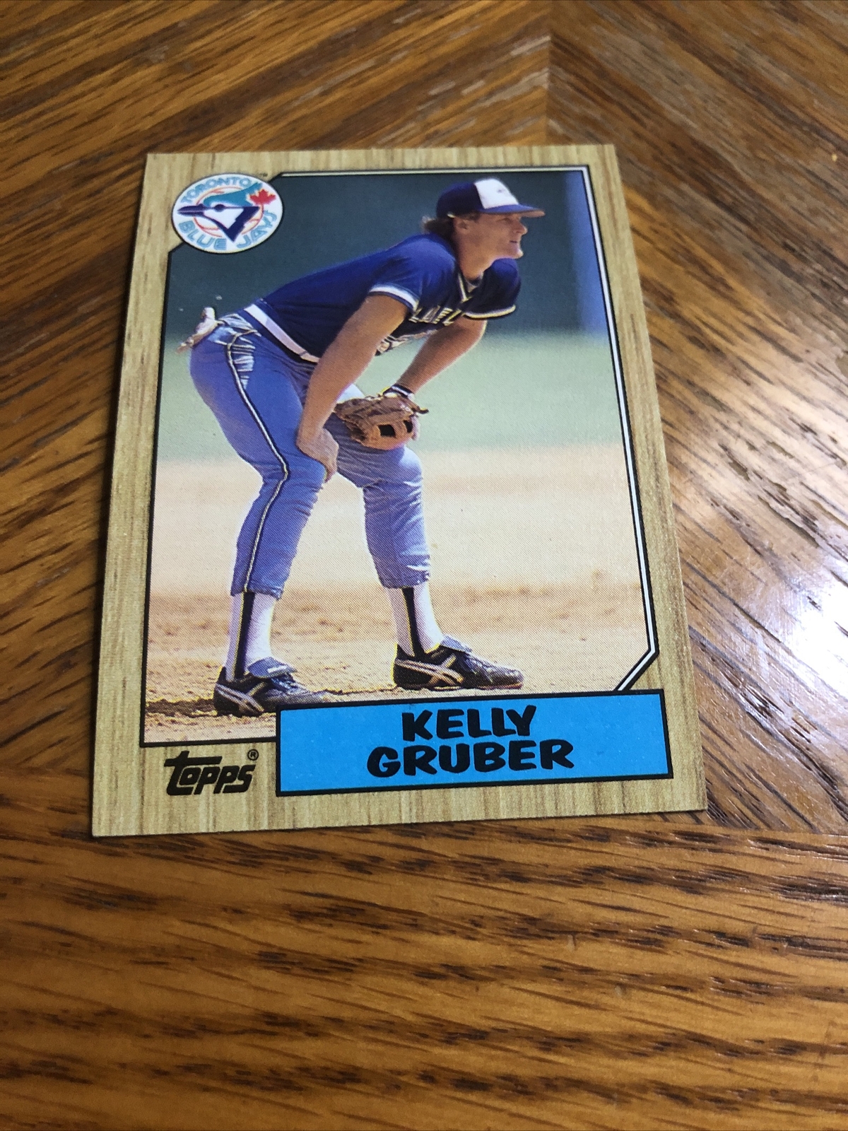 1987 Topps Toronto Blue Jays Baseball Card #458 Kelly Gruber | eBay