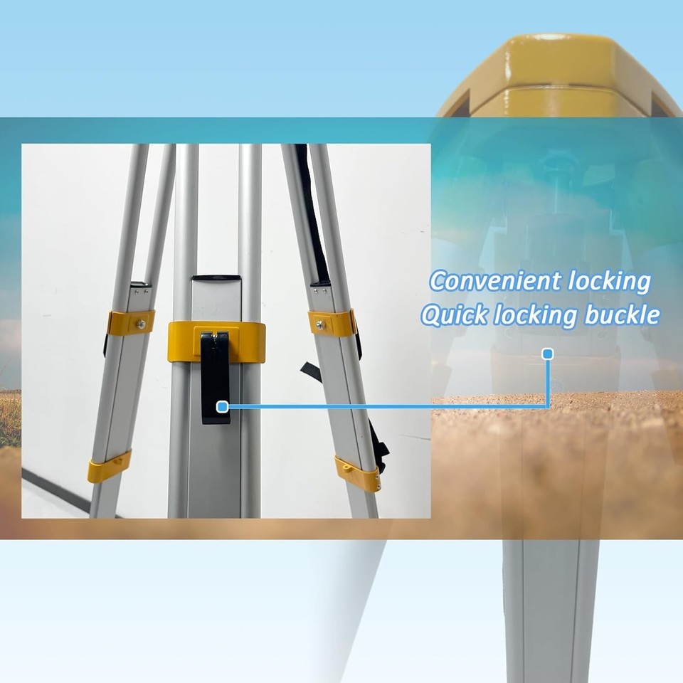 Surveying Tripod Aluminum Tripod Stand Stretchable Tripod For Trimble ...