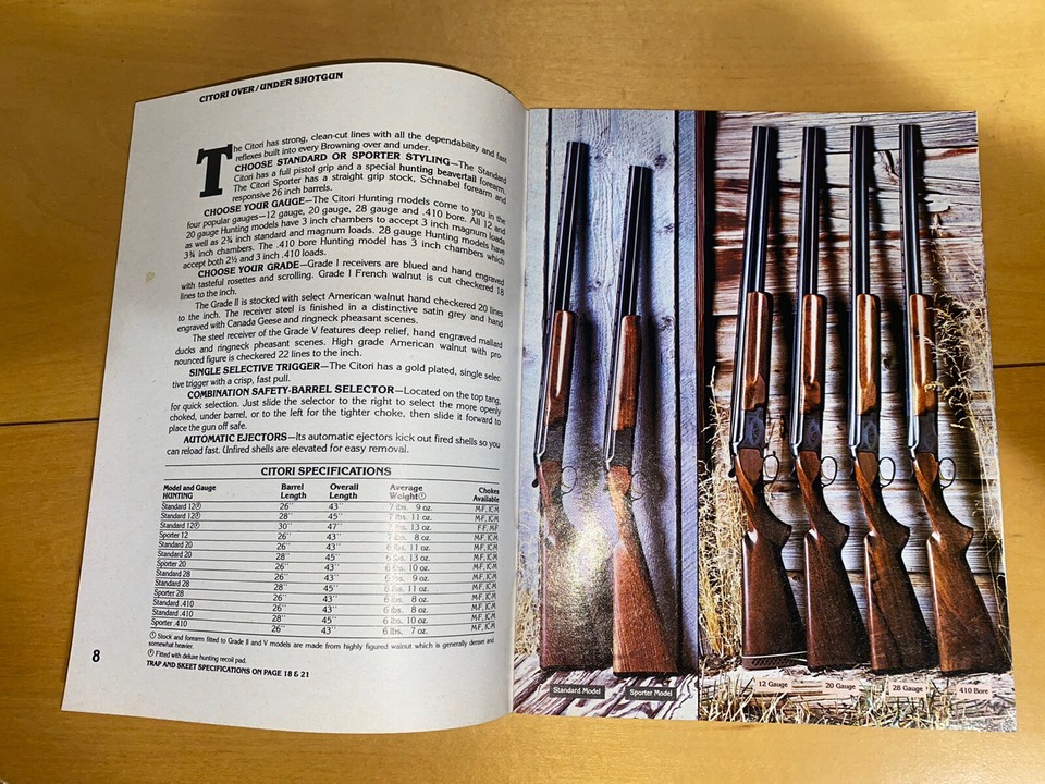 Vintage Browning February 1979 Guns Firearms Hunting & Shooting Catalog ...