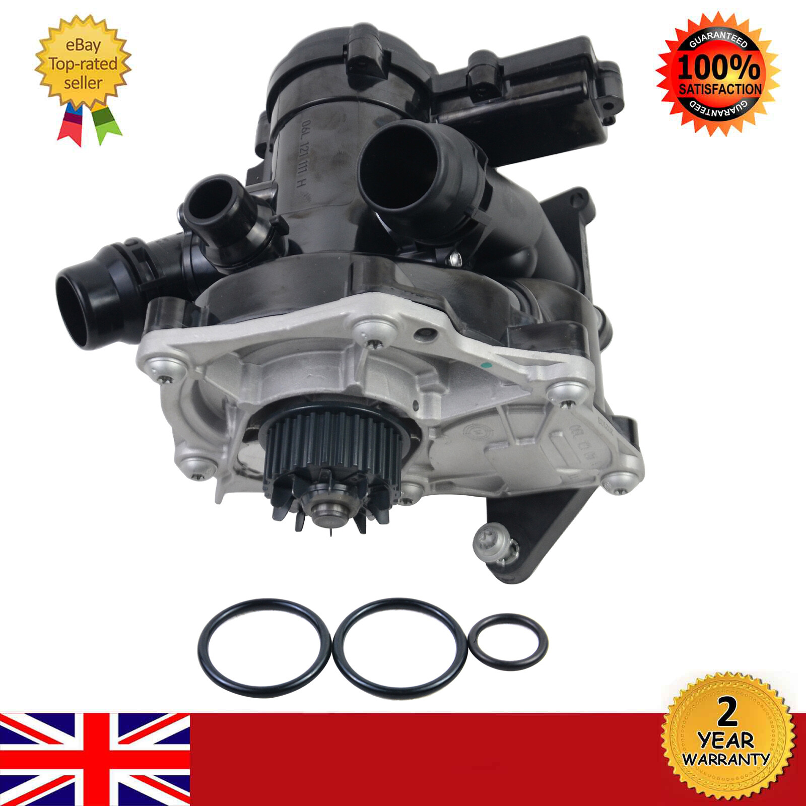 Thermostat & Water Pump Kit 06L12111 Audi VW Porsche Macan 2.0 TFSI TSI ...