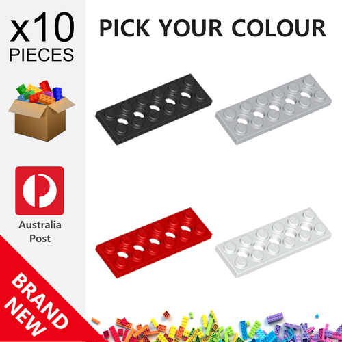 10x Genuine LEGO™ - Technic Plate 2 x 6 with 5 Holes - 32001 New Parts ...
