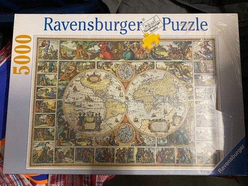 Ravensburger Jigsaw Puzzle Historical Map of The World 5000 Pieces ...