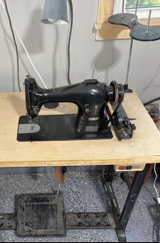 SINGER PROFESSIONAL SEWING MACHINE 95-80 COMMERCIAL WITH TABLE | eBay