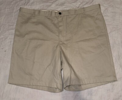 NEW Men's Lands End Traditional Fit Shorts Size 50 Light Khaki Beige ...