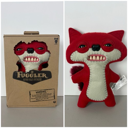 Rare Fuggler Suspicious Red Fox Plush Funny Ugly Monster with Teeth ...