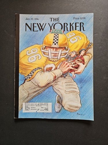 The New Yorker Magazine January 29 1996 New York Cabs Art by George ...