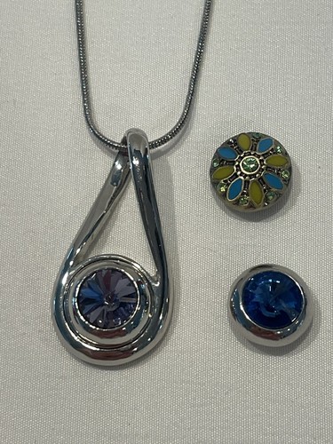 Ginger Snap Necklace 2 Petite Snaps To Give 3 Different Looks Silver ...