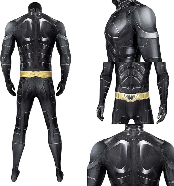 Batman Costume Dark Knight Rises Outfit Adult Cosplay Halloween Outfit ...
