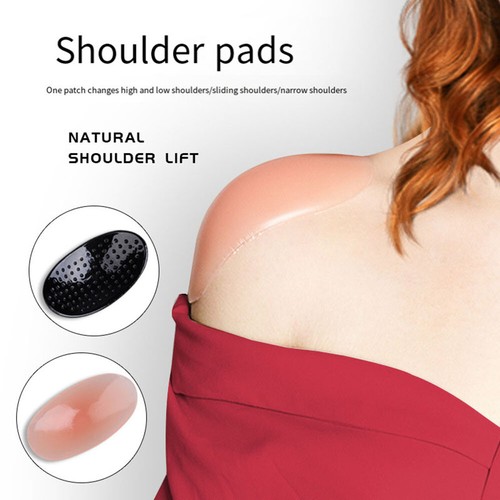 Silicone/Sponge Women Shoulder Pad Push-up Self-Adhesive Enhancer ...
