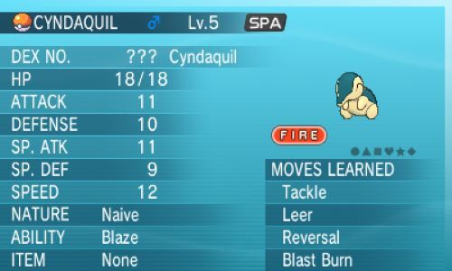 Shiny Cyndaquil X And Y