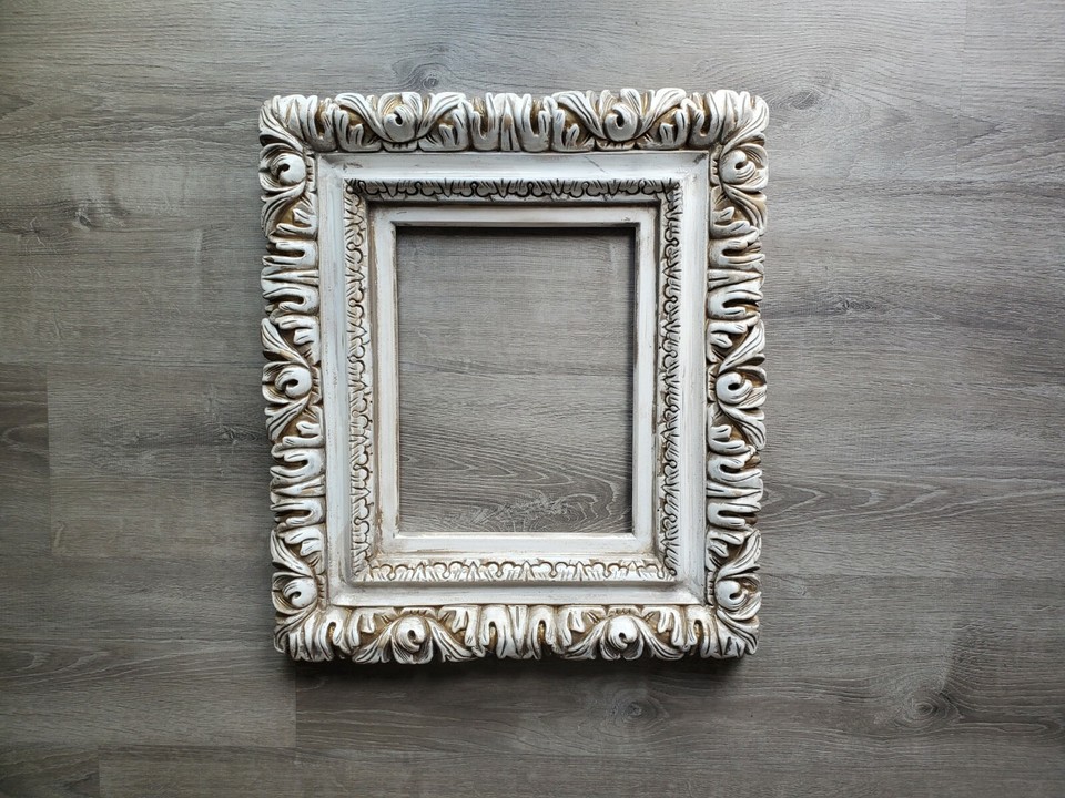 12x16 Champagne Picture Frame, Decorative Shabby Chic Frames, Art Print ...