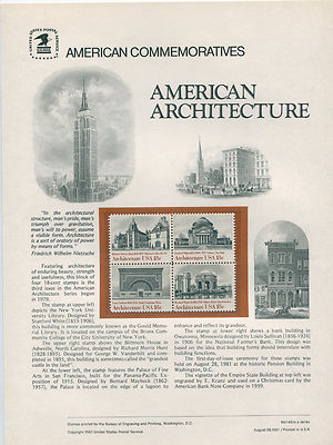 #1928-31 18¢ American Architecture Stamps USPS #148 Commemorative Stamp ...
