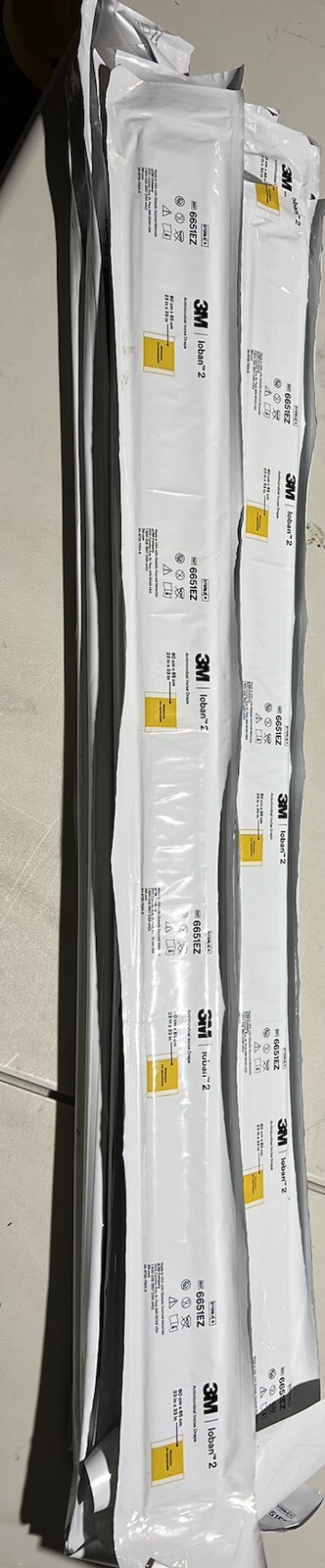 (Box of 10) 6651EZ 3M Loban 2 Antimicrobial Incise Drape 23in x 33in ...