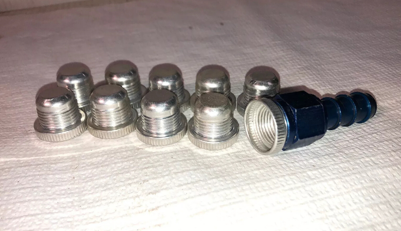 -10 AN Fitting Aluminum Dust Plugs NEW Bag Of 10 Race Car Aircraft | eBay