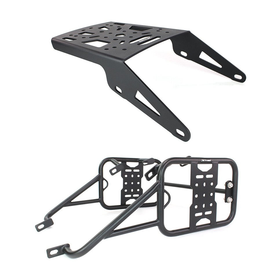 Rear Luggage Rack & Pannier Rack Side Carrier Fit For Yamaha XT250 2008 ...
