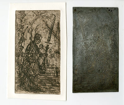 CHURCH-PRIEST-ALTAR SERVER-CRUCIFER 'Untitled'-Etienne BOSCH-ca. 1905 ...