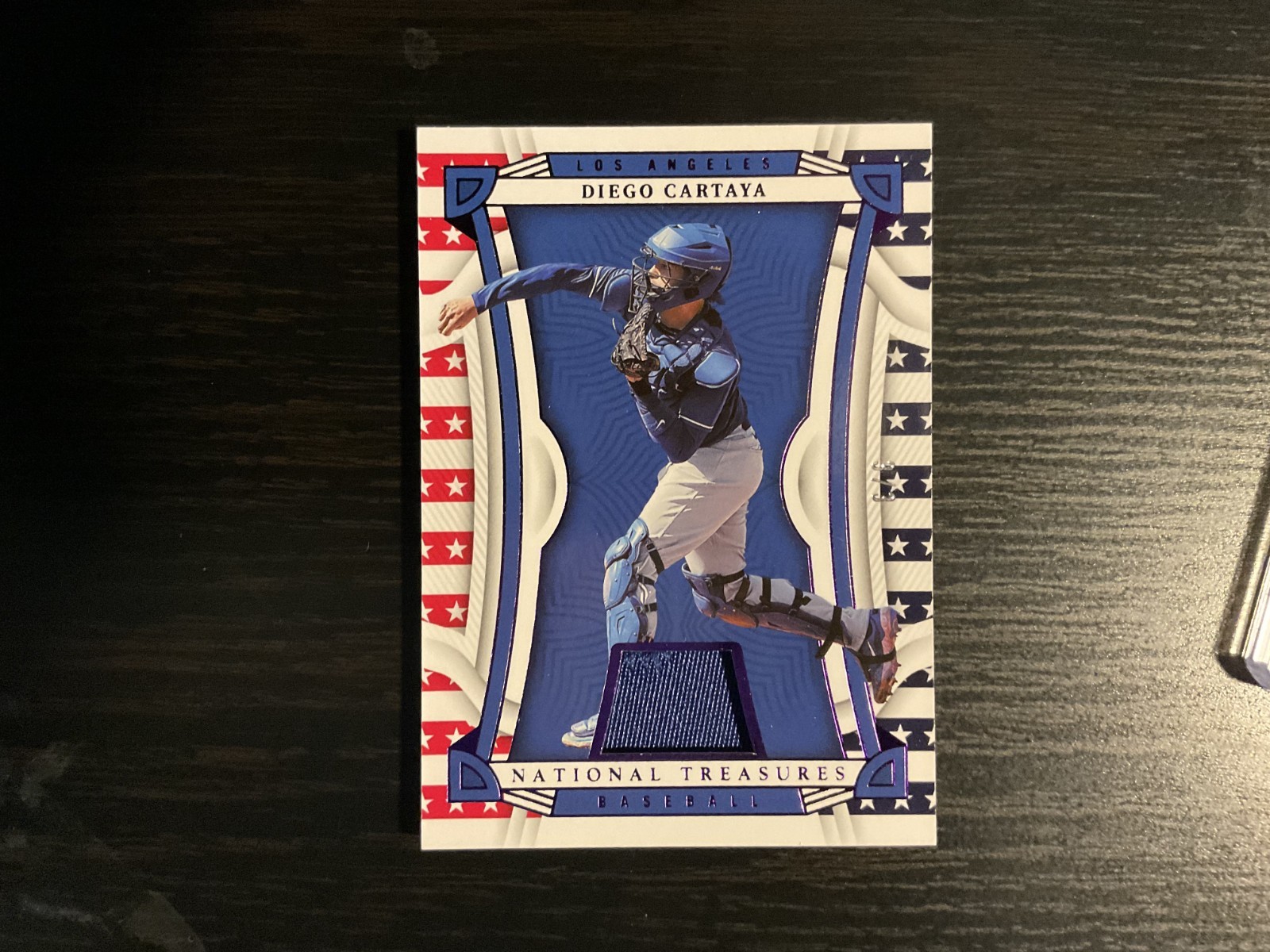 2023 Panini National Treasures - Red White & Blue Materials Diego ...