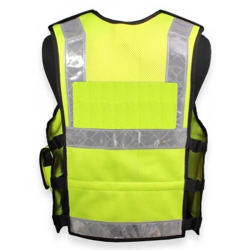 Safety Protect One Size Fits All High Vis Utility Vest Protect Safety ...
