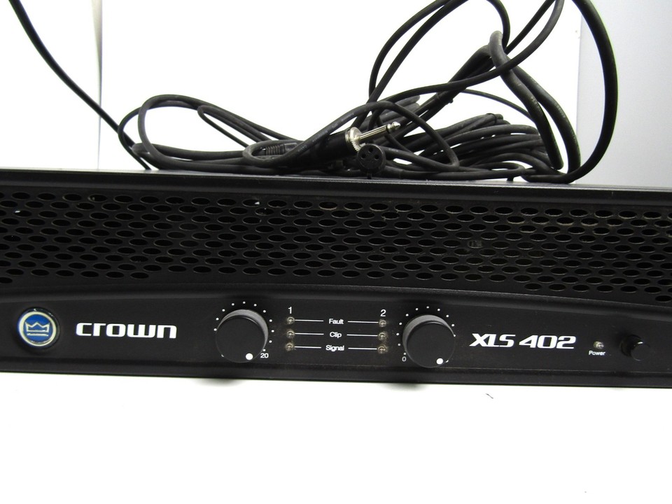 Crown Pro Audio Professional XLS 402 Stereo 2-Channel Amplifier ...