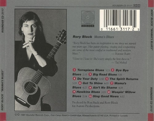 Rory Block - Mama's Blues (CD, Album) (Very Good Plus (VG+ ...