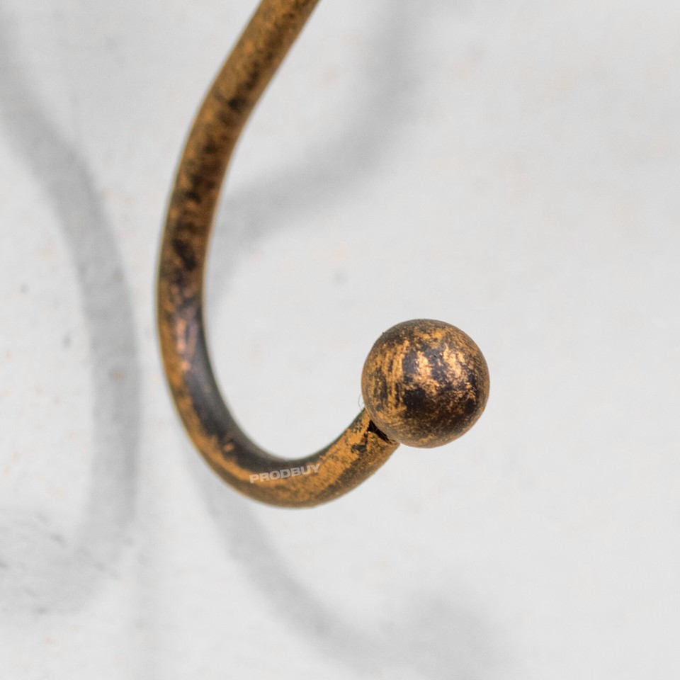 Wall Mounted Bronze Stag Deer Reindeer Coat Rack Storage Hooks Jacket ...