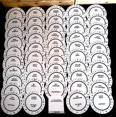 All-Time Greatest Hitters CARDINALS Cadaco All-Star Baseball (50 PRE ...