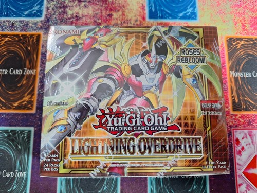 Yu-Gi-Oh! Lightning Overdrive 1st Edition Booster Box Factory Sealed ...