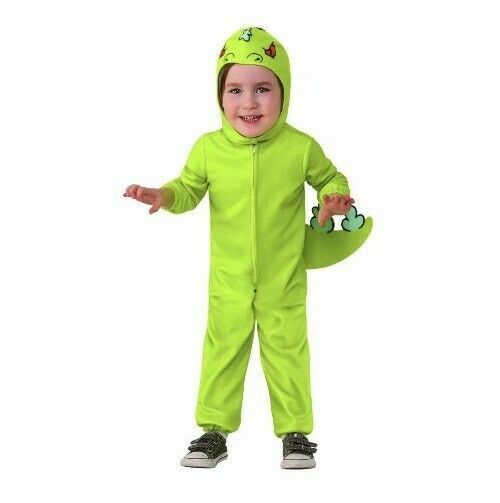 Toddler Rugrats Reptar Costume - 2t-3t Jumpsuit With Attached Tail Hood ...