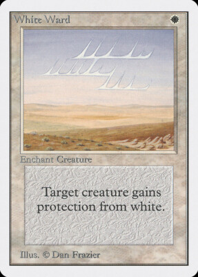 MTG White Ward - Unlimited #45 | eBay