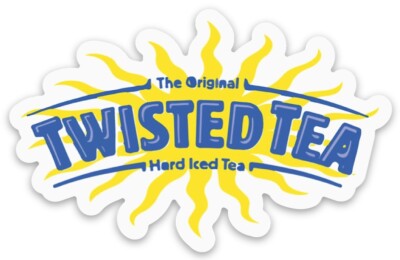 Twisted Tea Original Alcohol Sticker Decal USA Made Laptop Phone Huggie ...