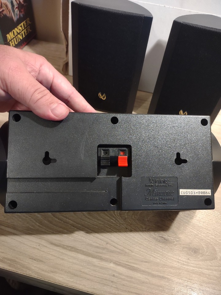 Infinity Minuette MPS Home Theater Satellite Bookshelf Speakers Set ...