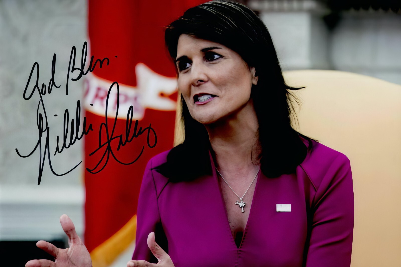 NIKKI HALEY SOUTH CAROLINA GOVERNOR AUTOGRAPHED 4X6 PHOTOGRAPH REPRINT ...