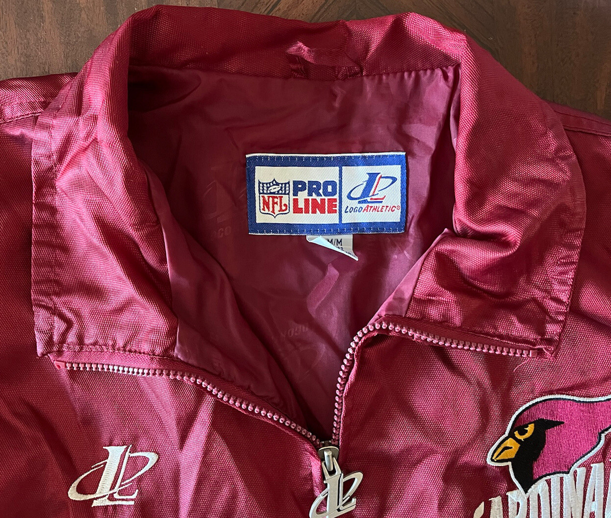 VTG Logo Athletic Pro Line Arizona Cardinals Jacket S… - Gem