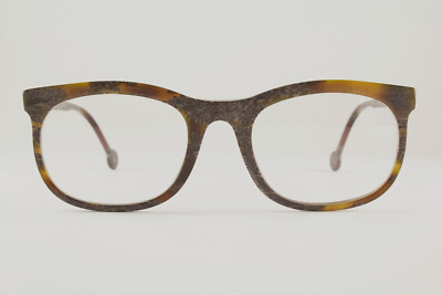 Authentic LA Eyeworks VAN NESS 638 51mm Brown Matte Wood Glasses Frames ...