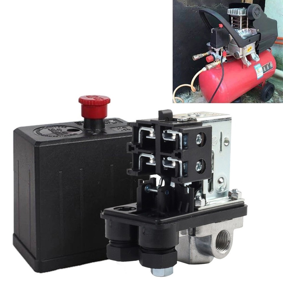 175PSI 20A Air Regulator Switch Control Compressor Pressure Valve ...