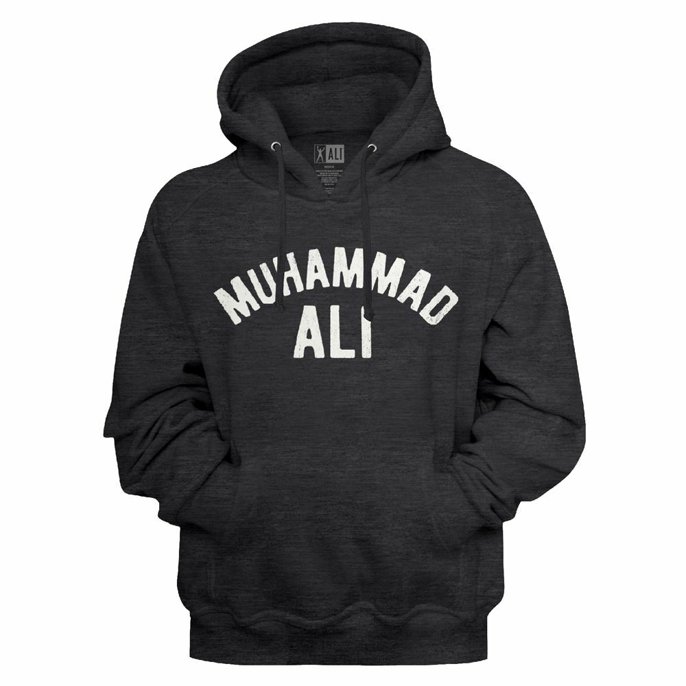 Muhammad Ali Ali Charcoal Heather Adult Hoodie Sweatshirt | eBay