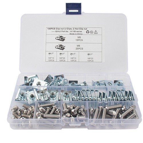 M5 M6 100x U Nut Spring Nuts Clips Fairing Panel Speed Chimney ...