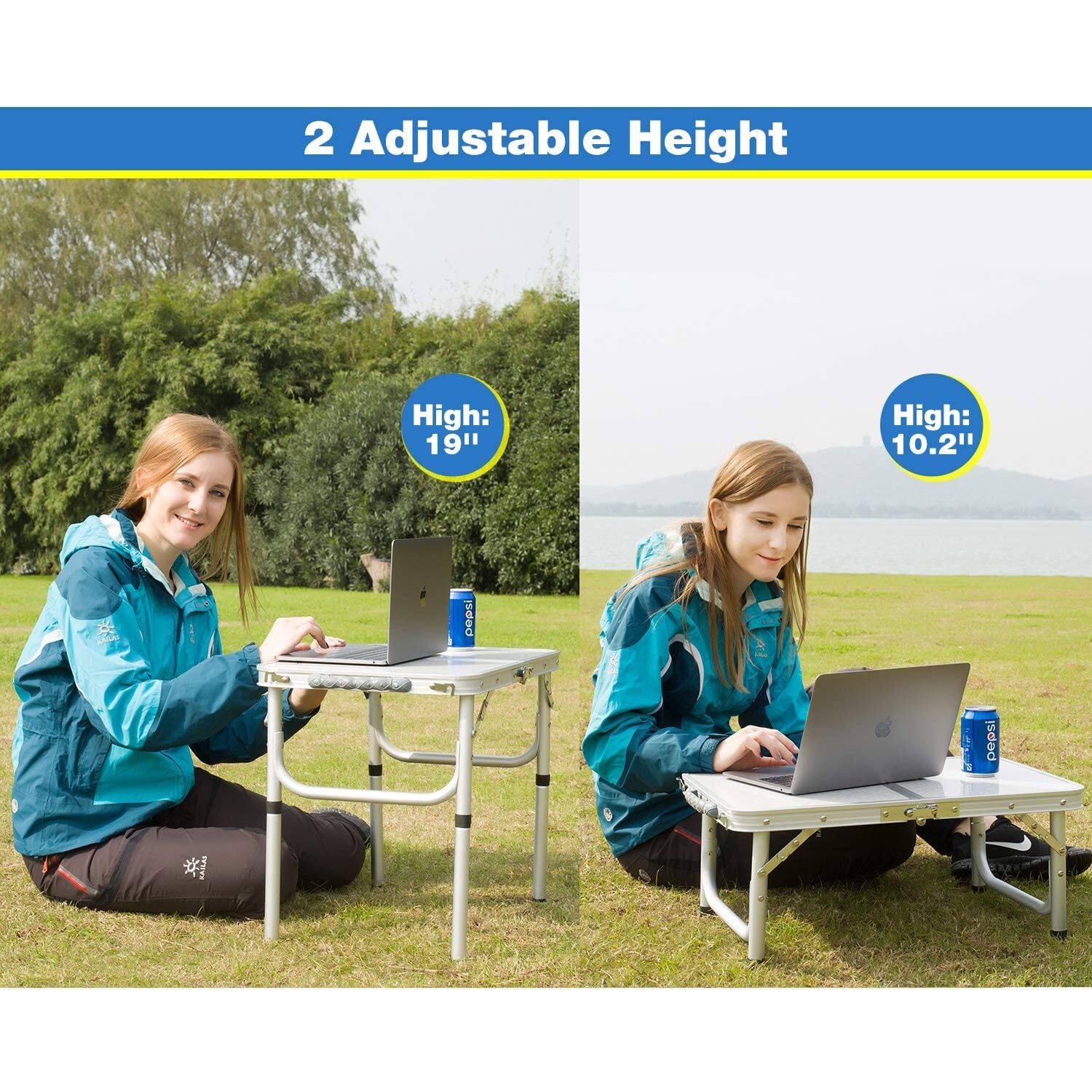 RedSwing Small Folding Table Portable 2 Feet, Small Foldable Table ...
