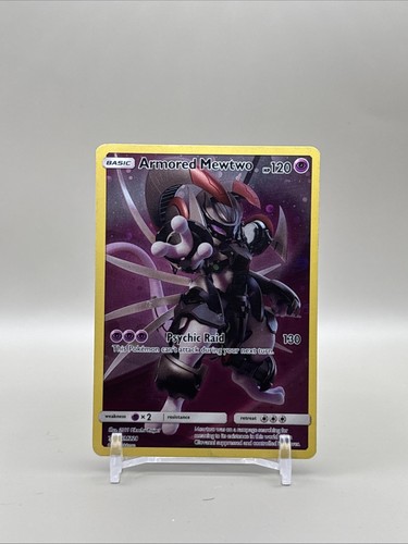 Pokemon Card - SM228 Armored Mewtwo Sun & Moon Black Star Promo Cosmos ...