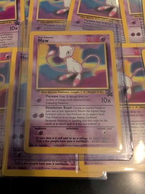 Mew #8 Black Star Promo Rare Vintage Pokemon Card - NM | eBay