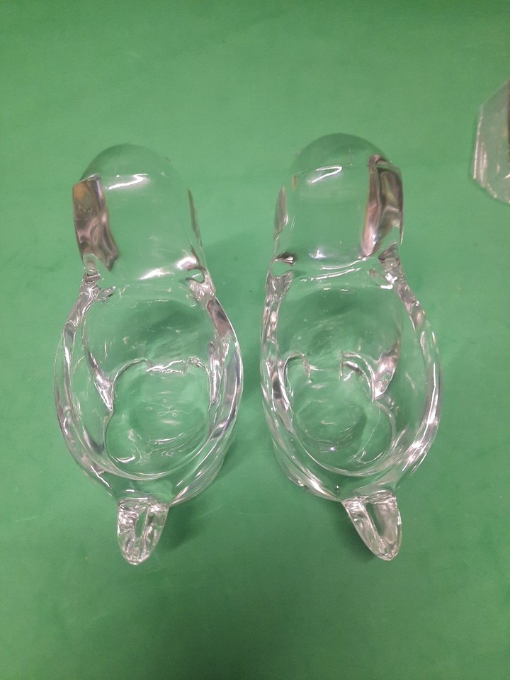 VINTAGE SASAKI CRYSTAL ART HOUND DOG FIGURINE TRINKET BOWL. 12cm | eBay ...