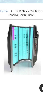 ESB OASIS 36 STAND-UP TANNING BOOTH (120V) | eBay